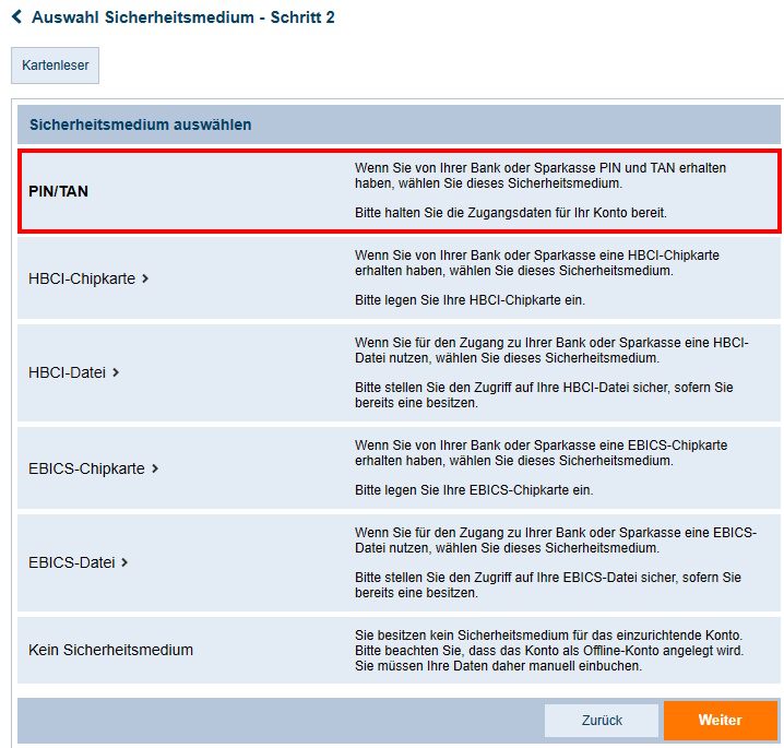 Commerzbank: Umstellung des Sicherheitsmediums von PIN/TAN (Web) auf HBCI mit PIN/TAN in ...